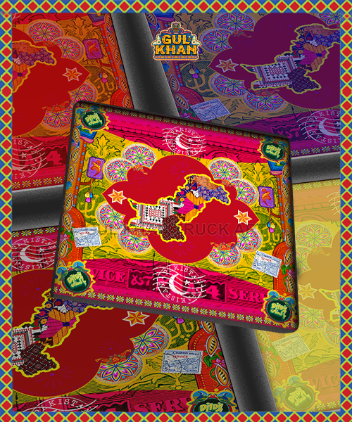 Red Pakistan Map Coaster Design – Shopy