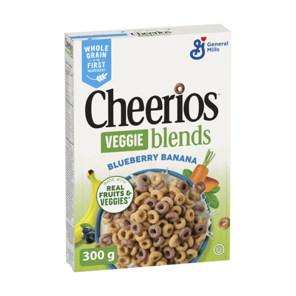 General Mills Cheerios Veggie Blends Blueberry Banana Cereal 300g – Shopy