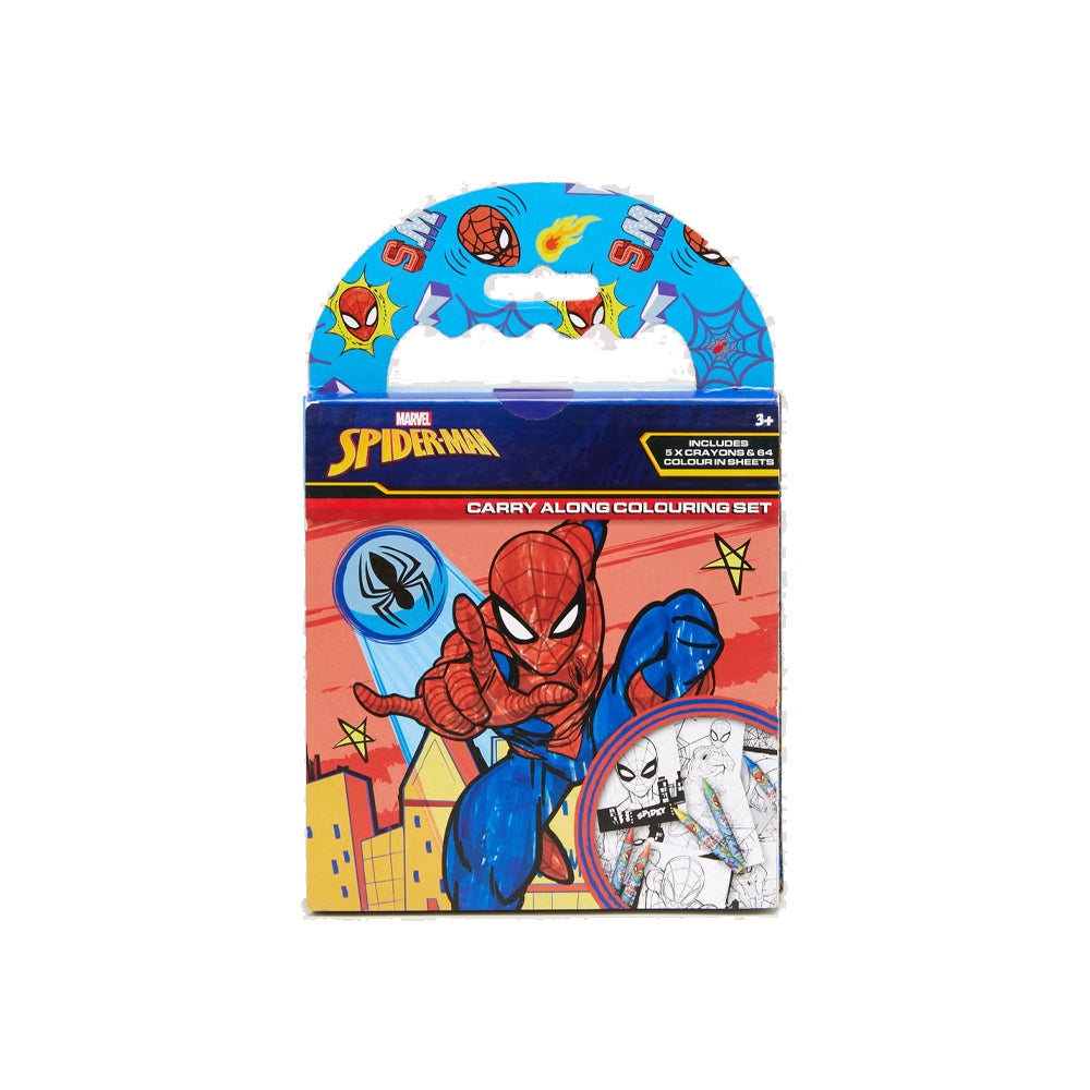 Marvel Spider-man Carry Along Colouring Set – Shopy