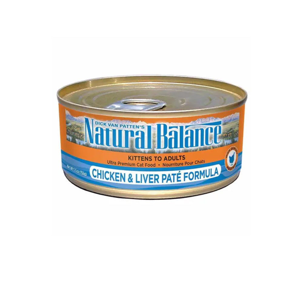 Natural Balance Chicken & Liver Pate Formula Tin 156g – Shopy