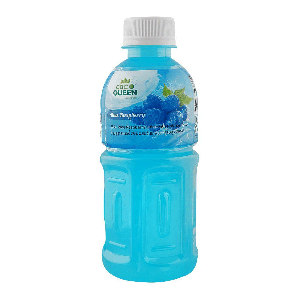 Coco Queen Blue Raspberry Juice With Nata De Coco 320ml – Shopy